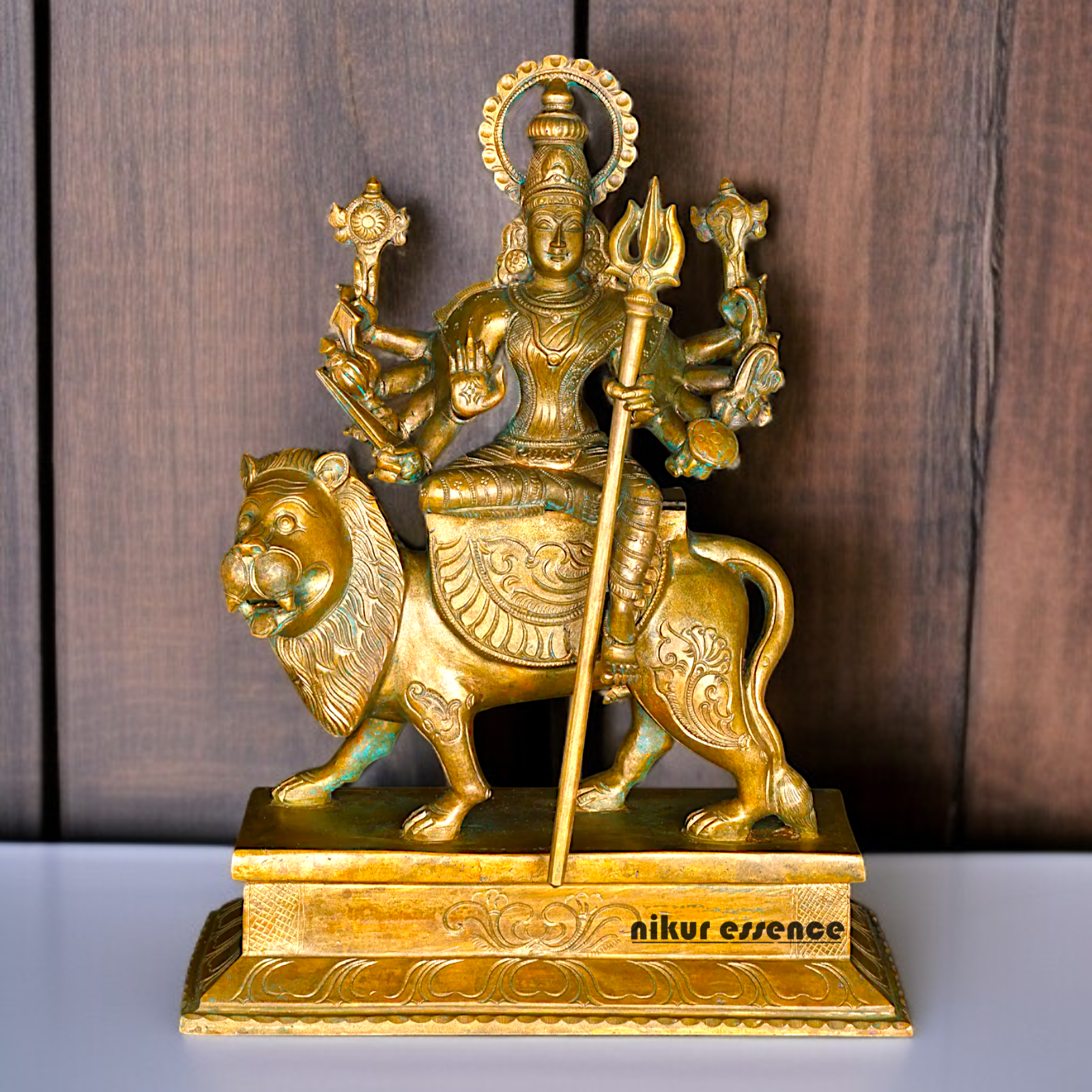 Panchaloha durga saraswati Statue – Nikur Essence