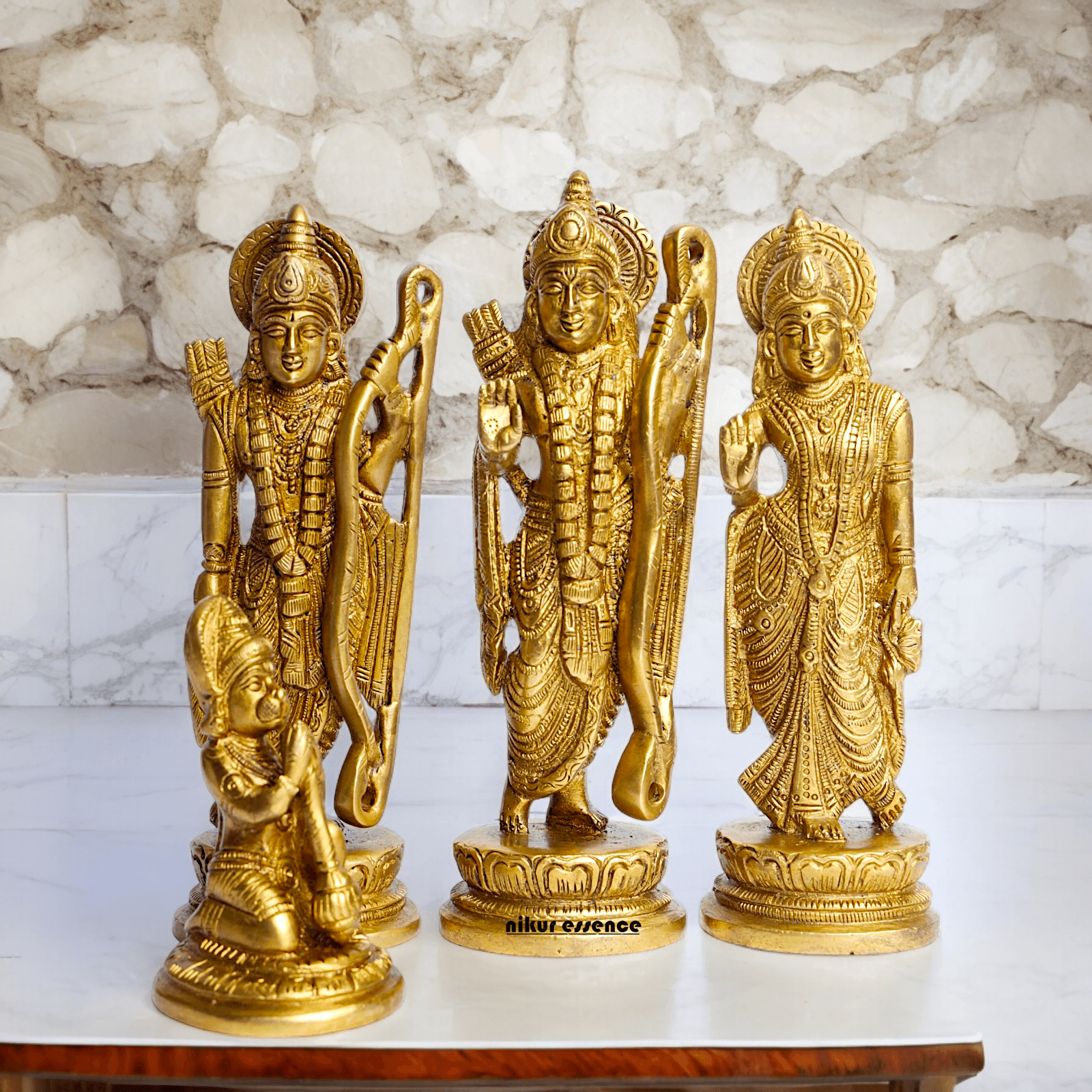 Online Pure Brass Ram Darbar statue by Nikur Essence - 22 cm – Nikur ...