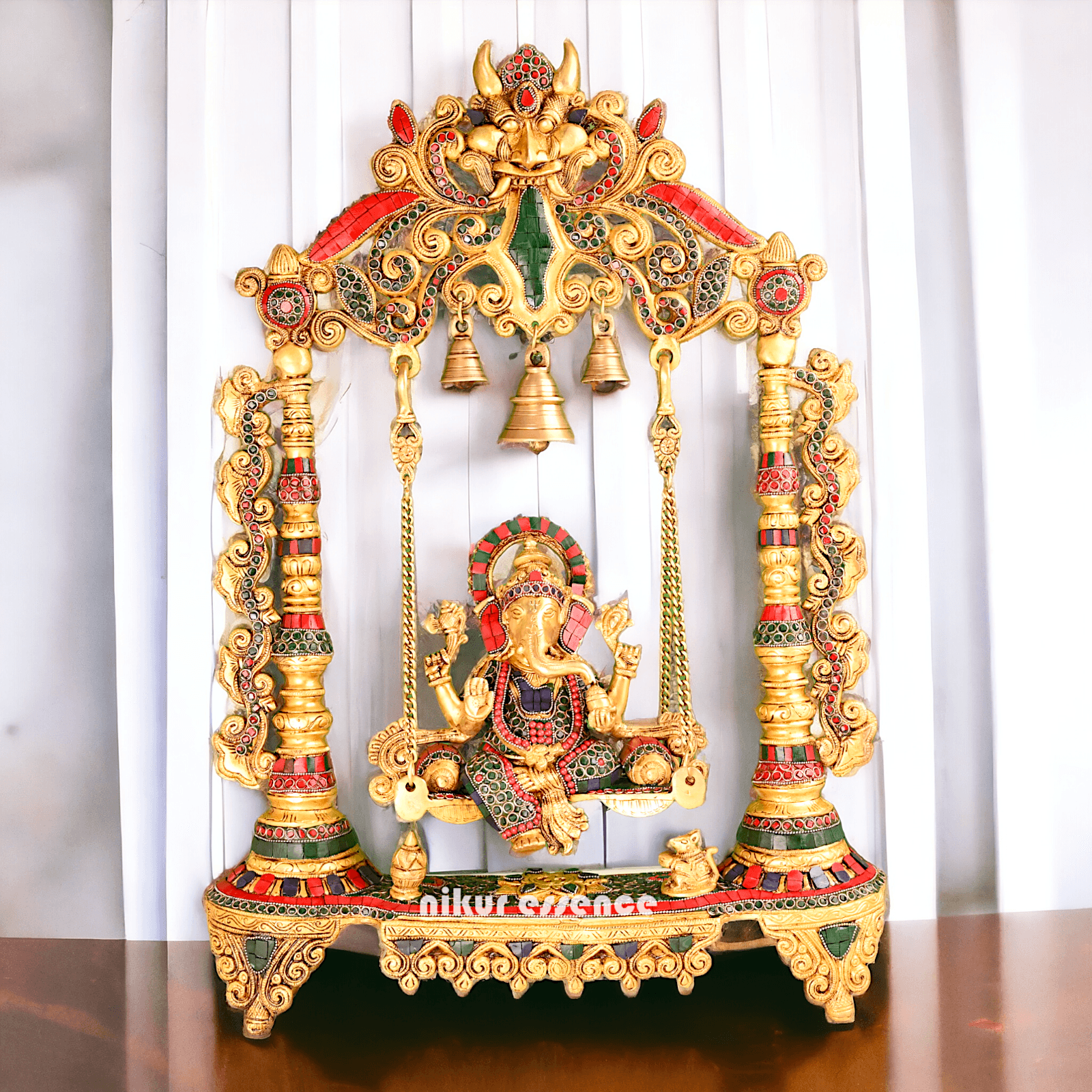 Brass Swing of Ganesha | Ganesha jhula -nikur essence – Nikur Essence