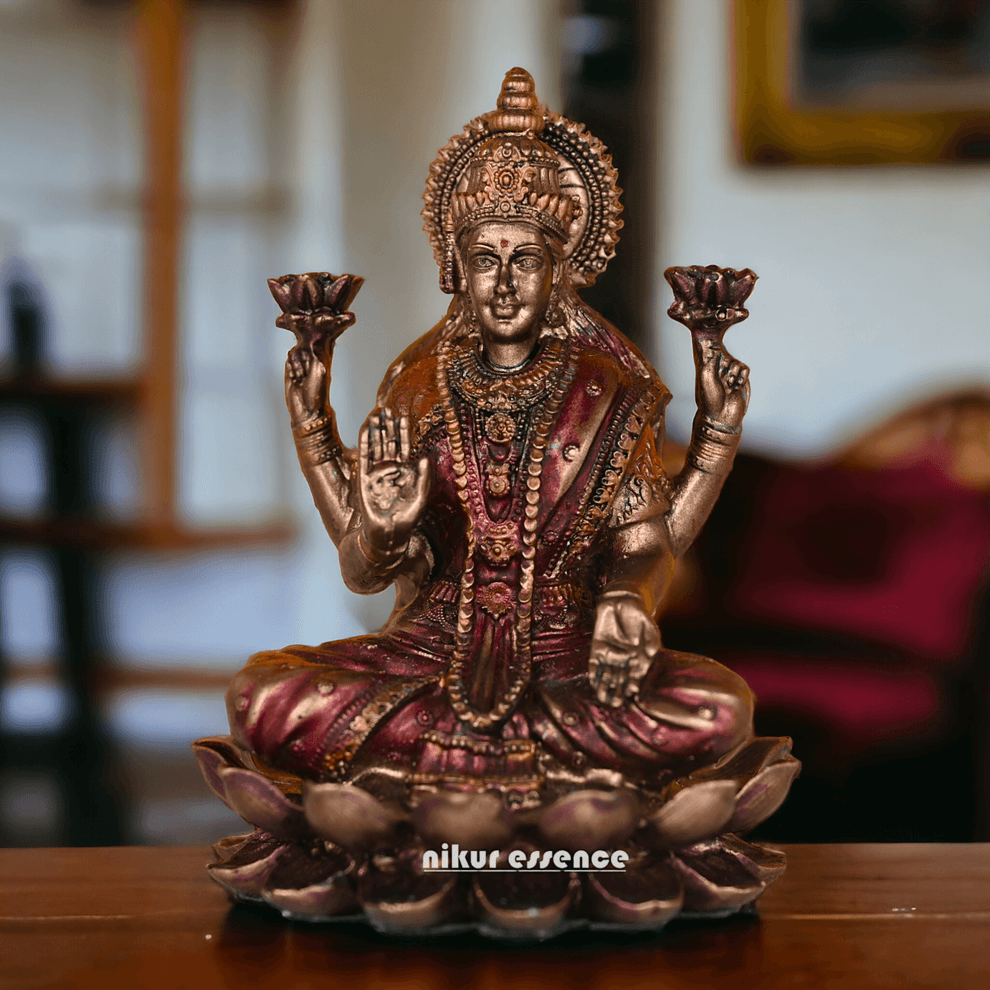 Bronze Statue of Shubh Lakshmi, Symbol of Prosperity and Grace – Nikur ...