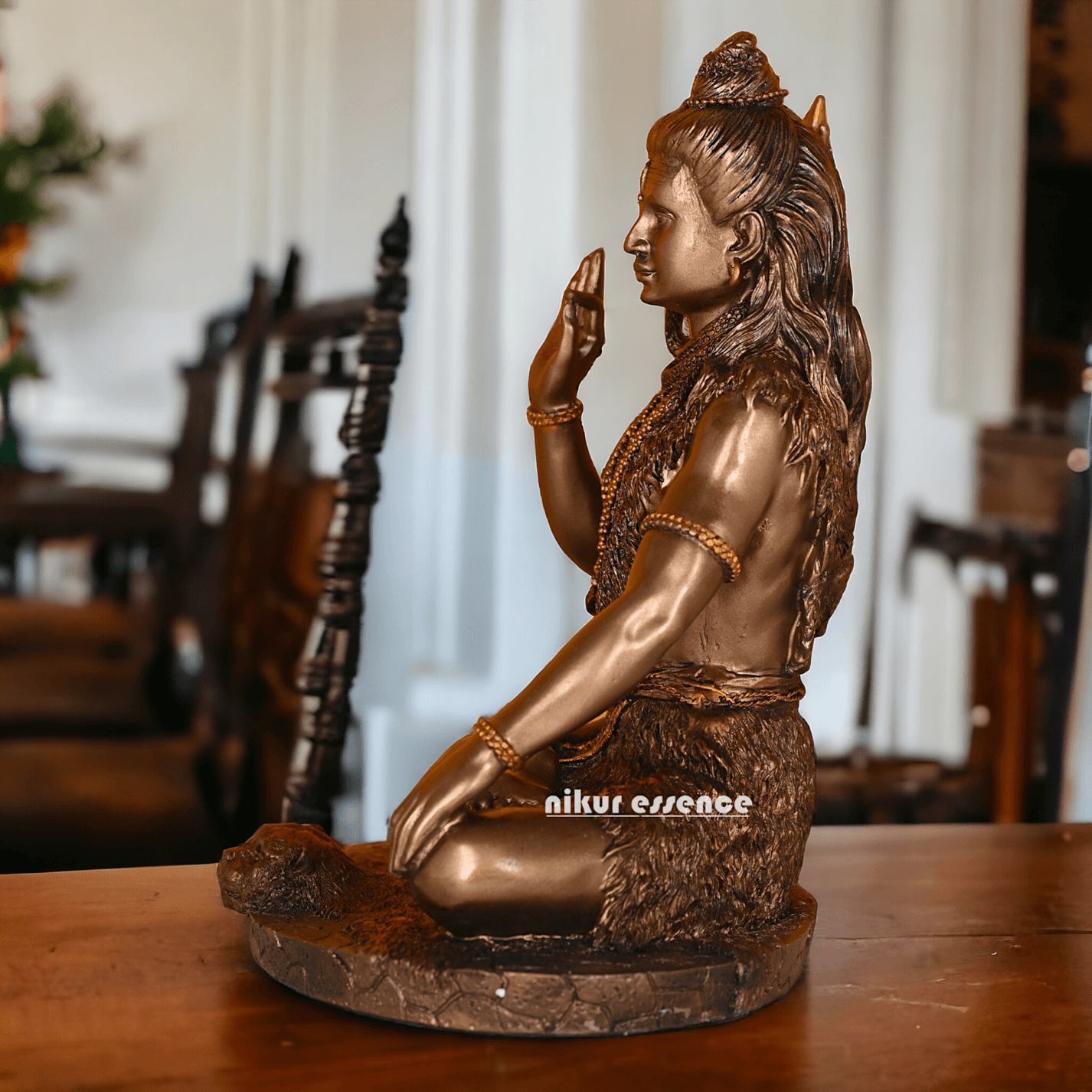 Buy Bronze Lord Shiva Idol Statue - Handcrafted Hindu God Sculpture ...