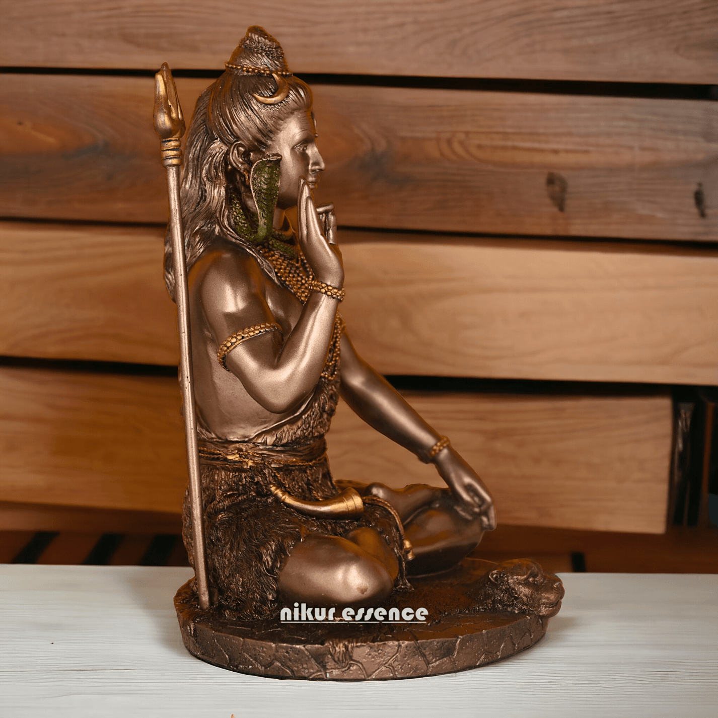 Buy Bronze Lord Shiva Idol Statue - Handcrafted Hindu God Sculpture ...