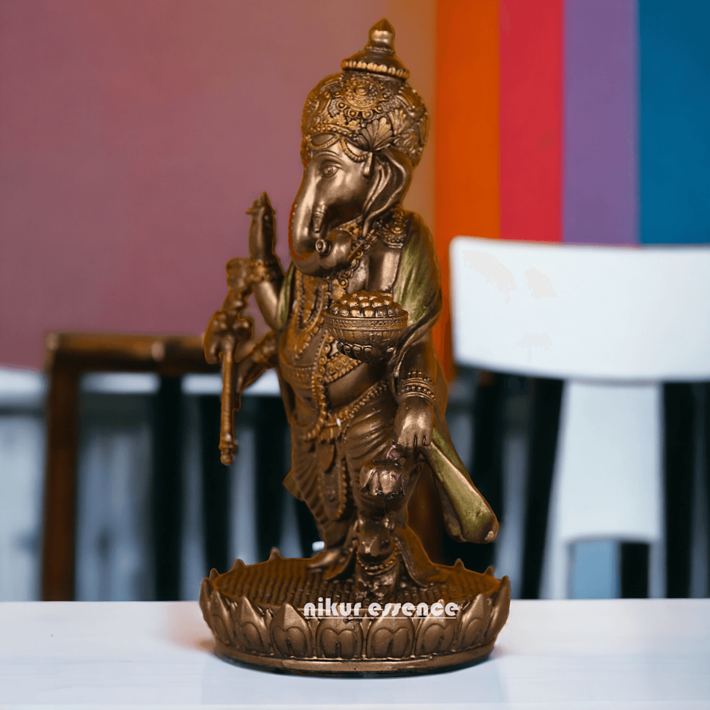 Buy copper Standing Ganesha Statue | Hindu god – Nikur Essence