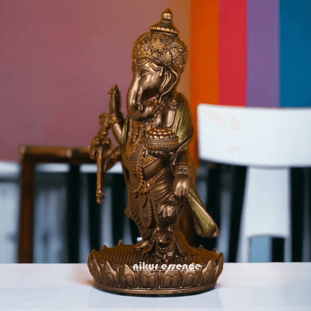 Buy copper Standing Ganesha Statue | Hindu god – Nikur Essence
