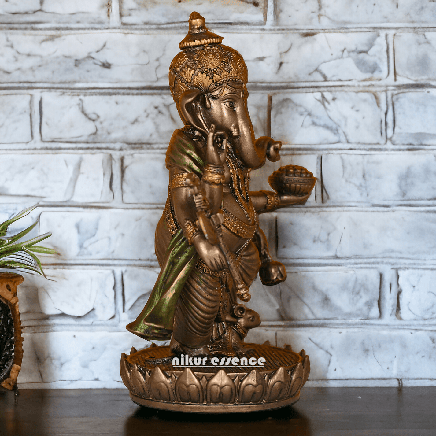 Buy copper Standing Ganesha Statue | Hindu god – Nikur Essence