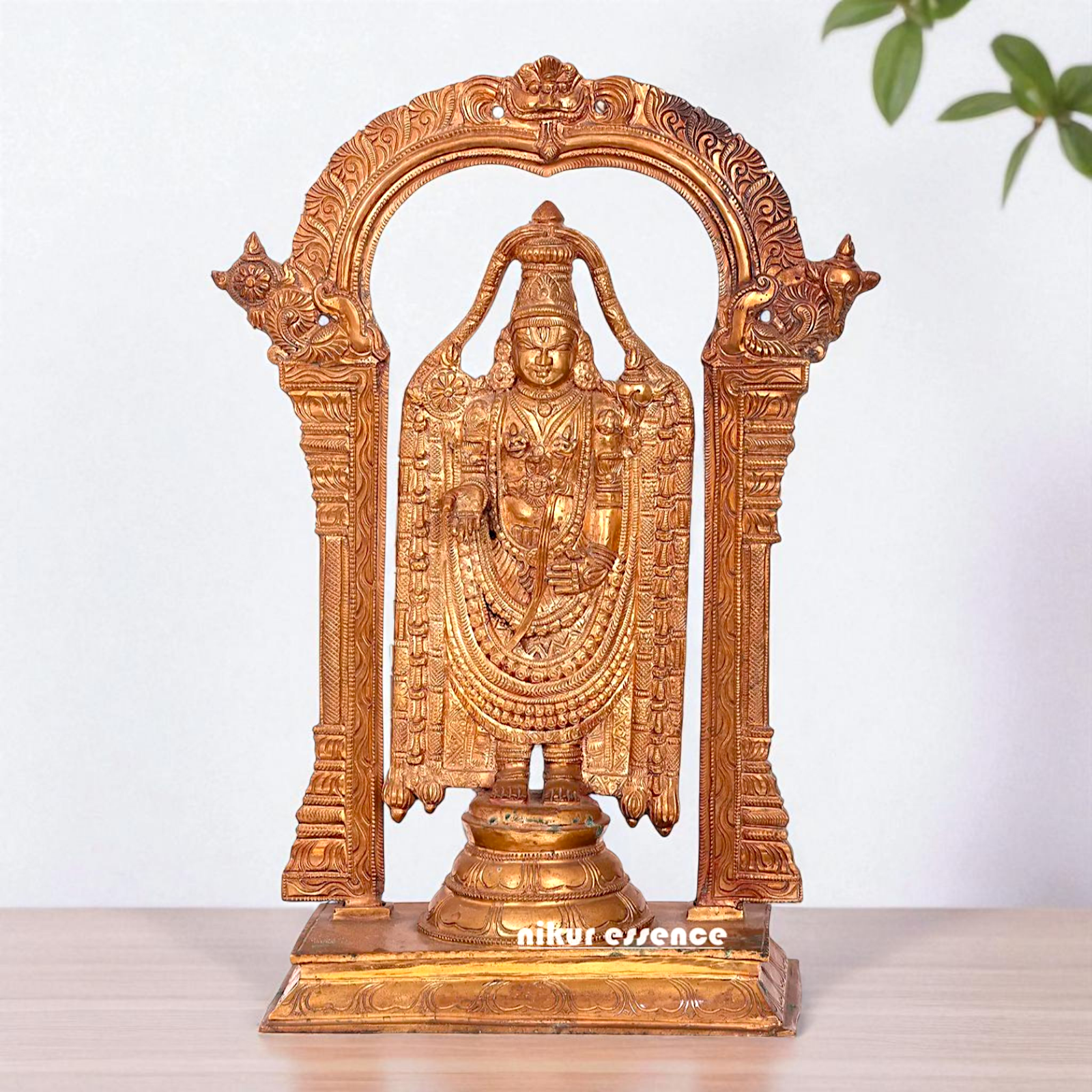 Venkateshwara Tirupati Balaji Standing Bronze Panchaloha idol - 19 ...
