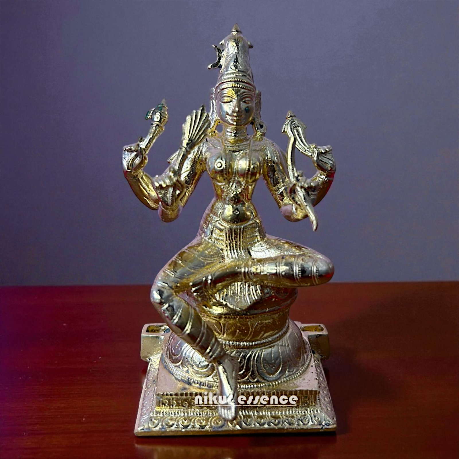 Divine Lalita Devi Panchaloha Idol – Exquisite Handcrafted Goddess ...