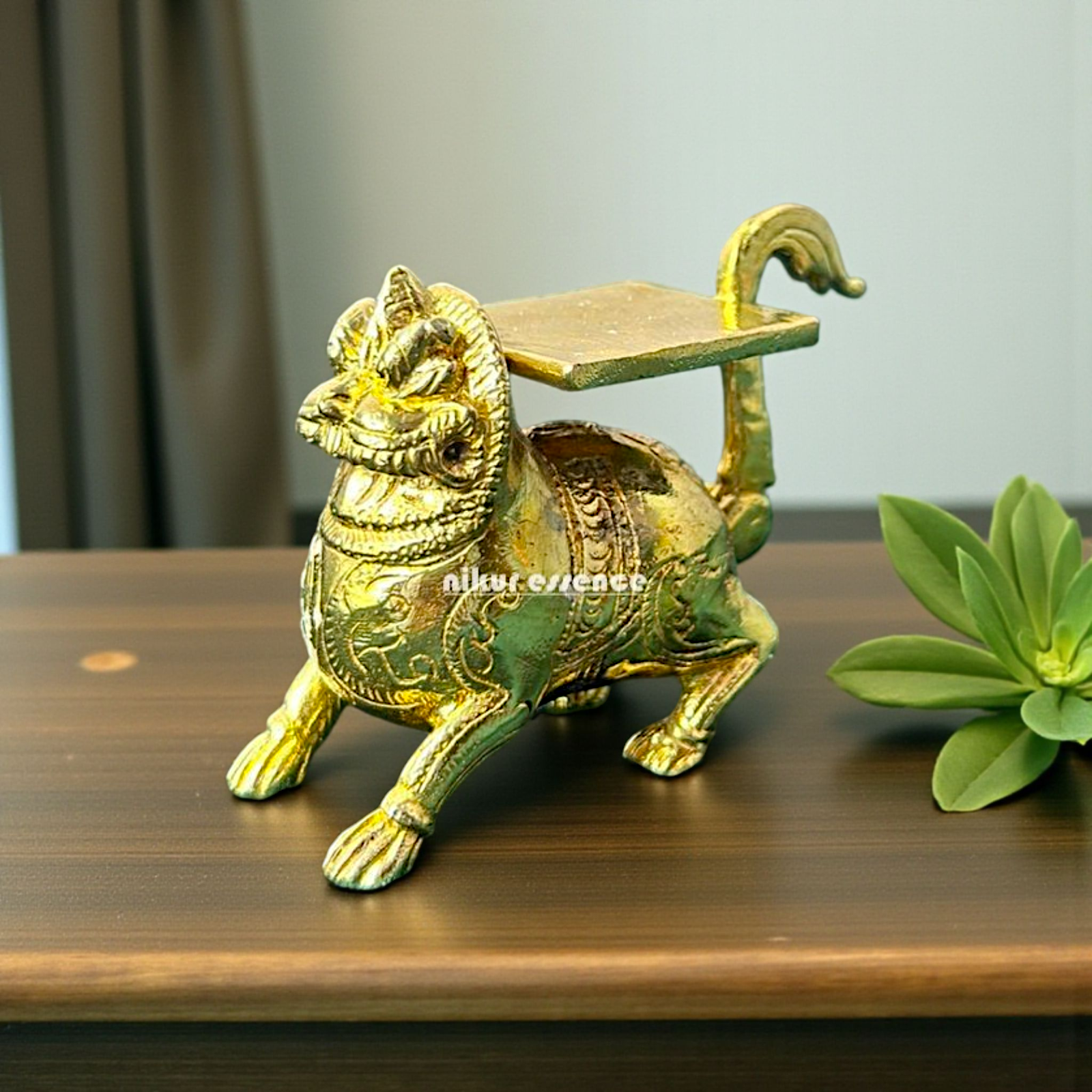 Nikur Essence Divine Lion Vahan Panchaloha Idol – Exquisite Handmade ...