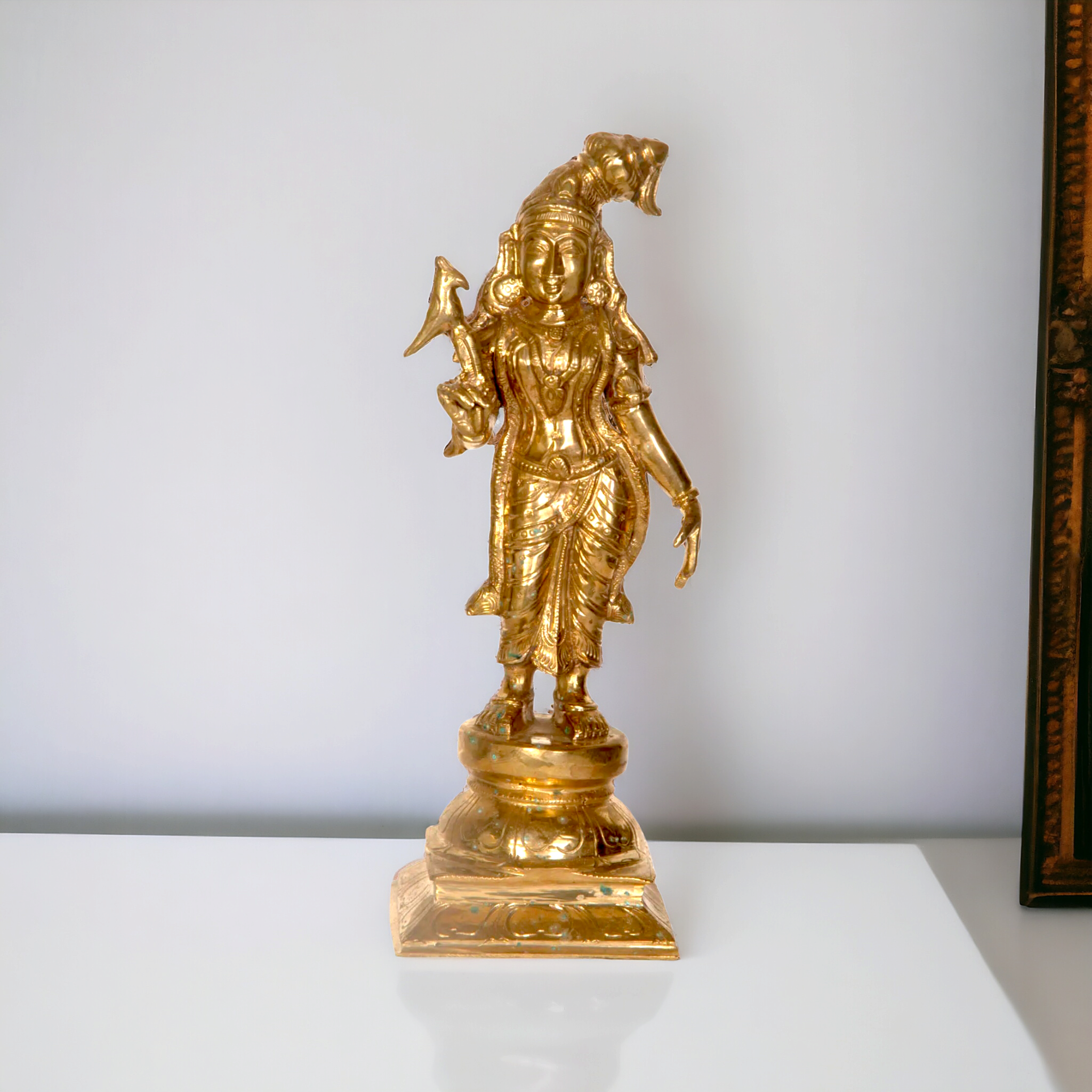 Andal Panchaloha Pooja statue - 10 Inches – Nikur Essence