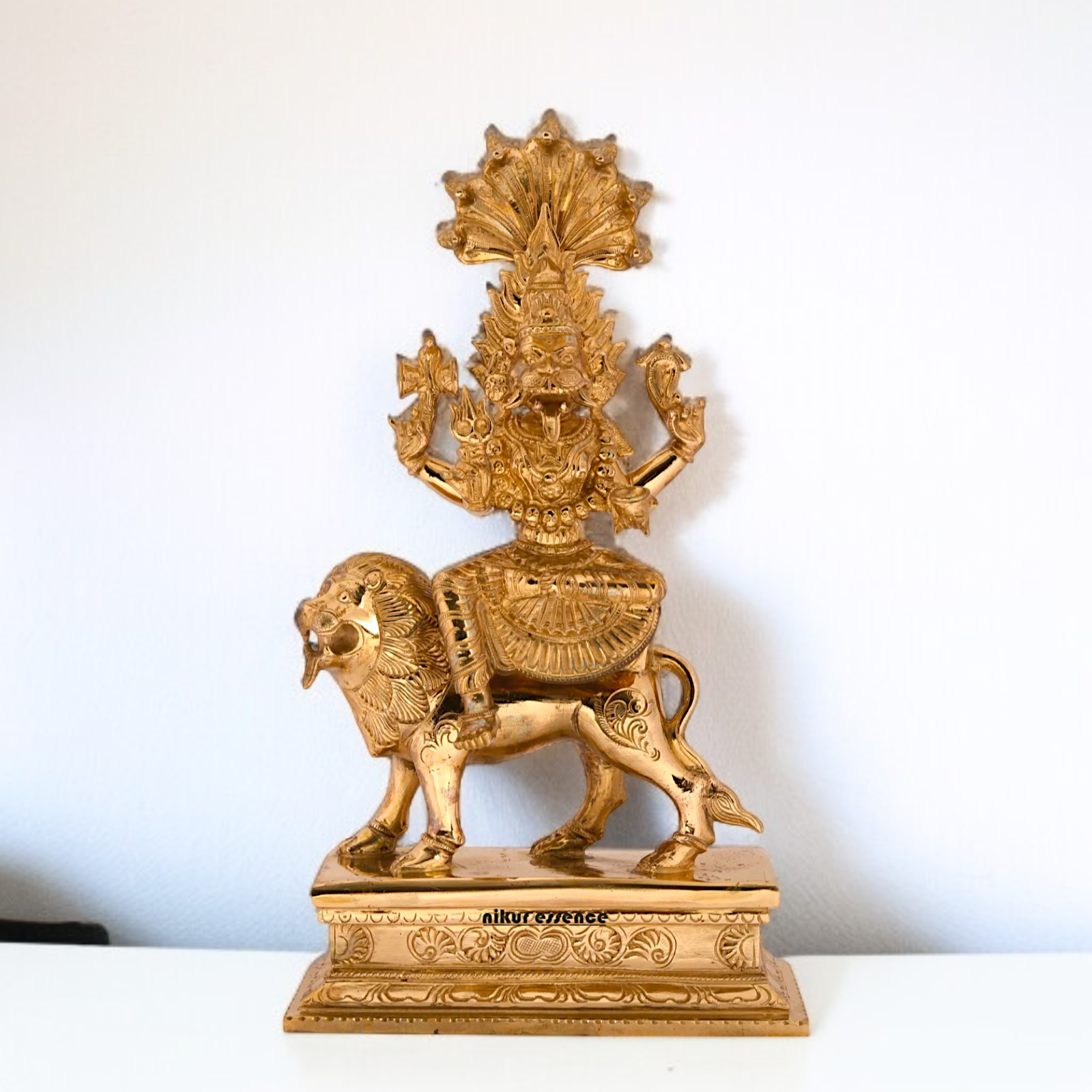 Goddess Pratyangira Durga Devi Avtar Panchaloha idol - 15 inches ...