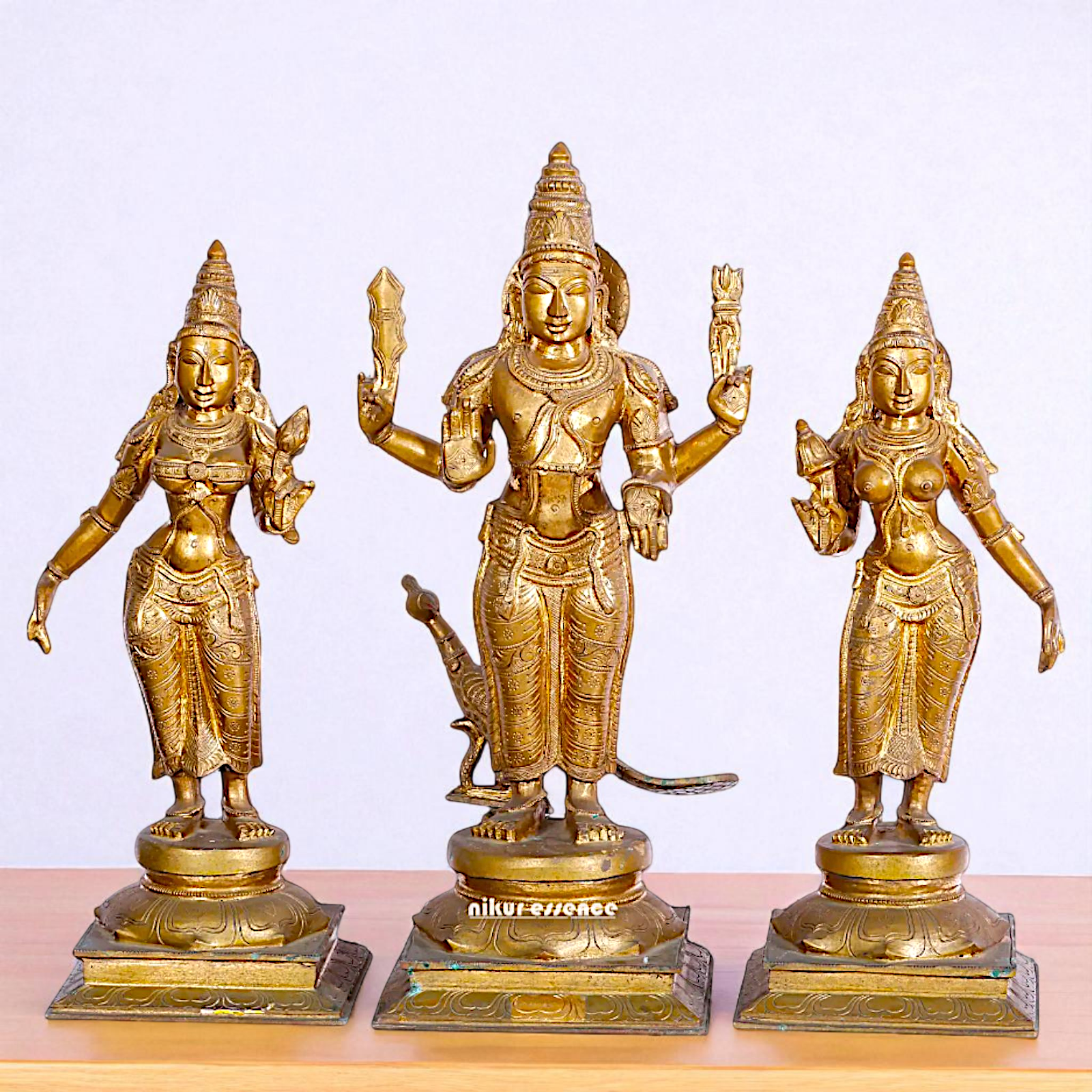 Subramanya Murugan swamy Devasena and Valli Panchaloha statue - 28 ...
