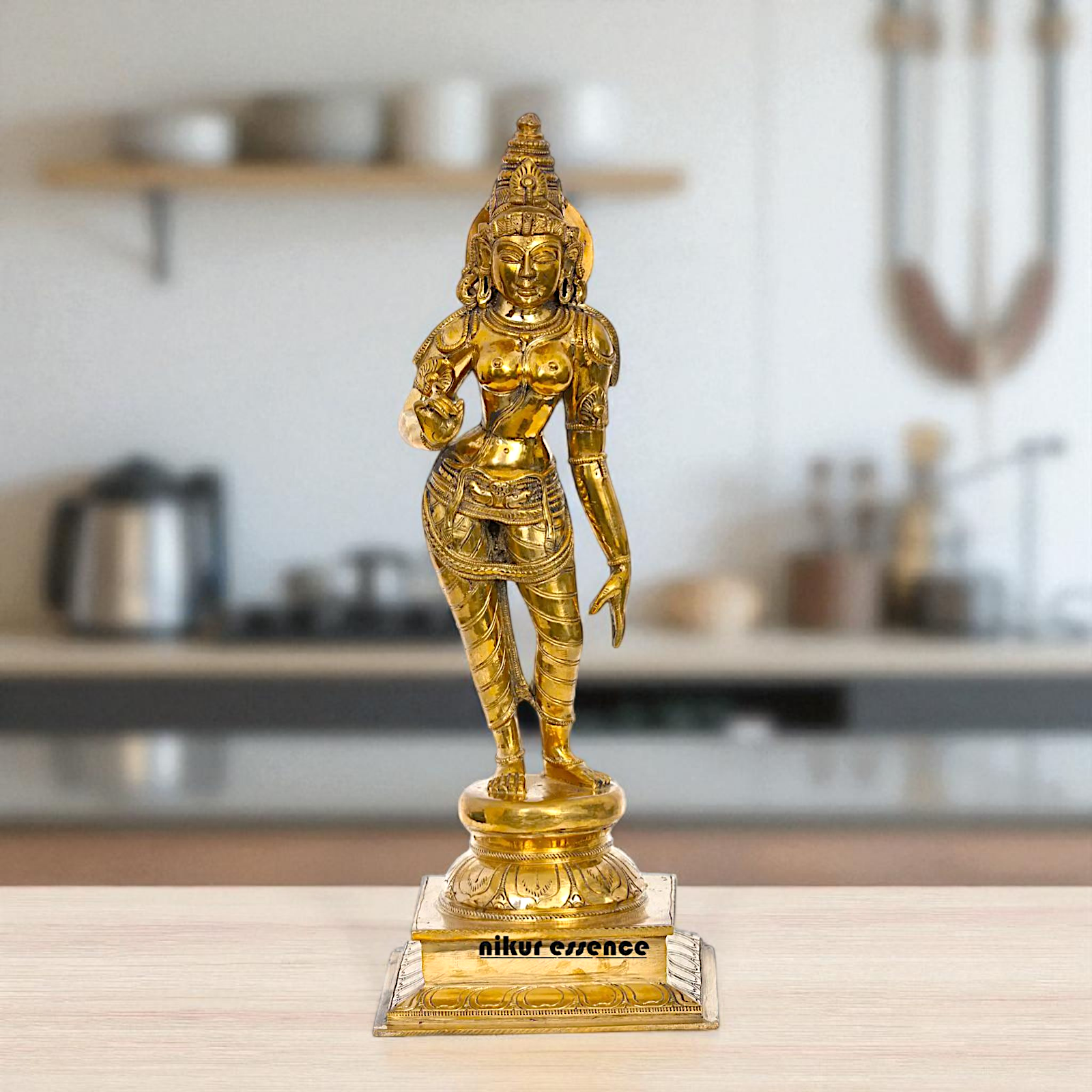 Panchaloha Sivagami Devi Blessing standing Idol- 16 Inches – Nikur Essence