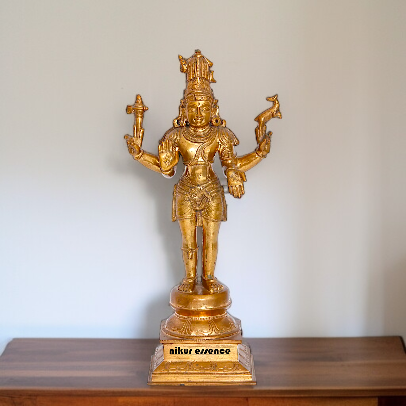 Panchaloha Chandrashekhar Pashupatinath with Four Armed standing statue ...