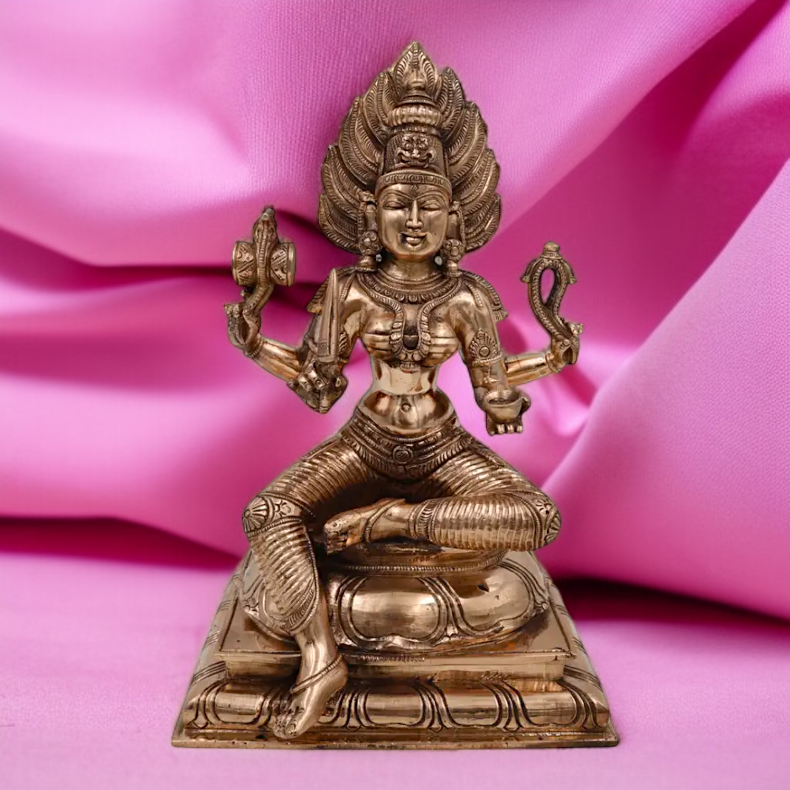 Durga Mariamman Devi Panchaloha idol - 10.5 Inches – Nikur Essence