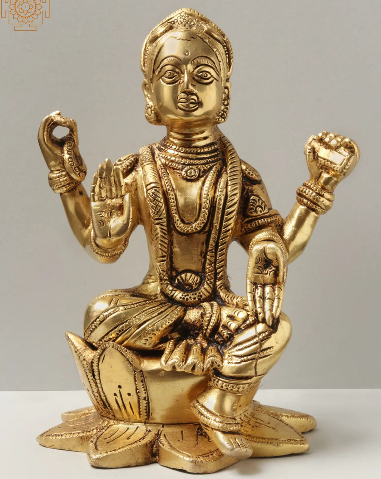 Goddess brass bala Tripura sundari Devi 7 inches – Nikur Essence